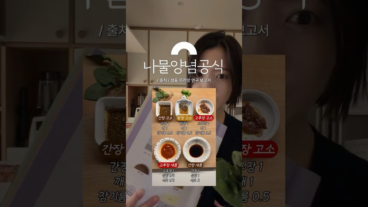 The Golden Ratio of Korean Namul Seasoning: A Simple Formula That ...